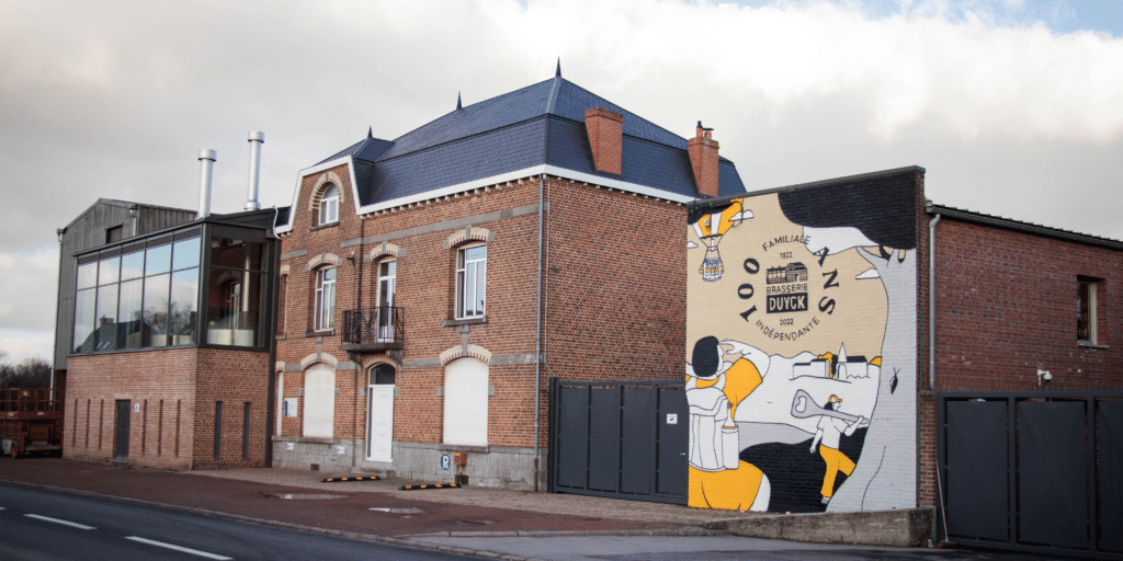 Fresque pour les 100 ans de la Brasserie Duyck à Jenlain