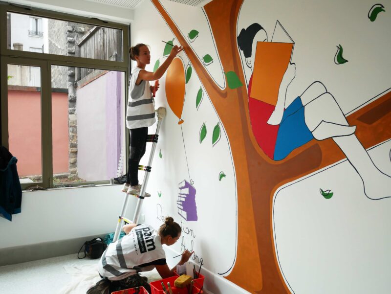 Fresque artistique dans les écoles - Nos réalisations et conseils - PALM