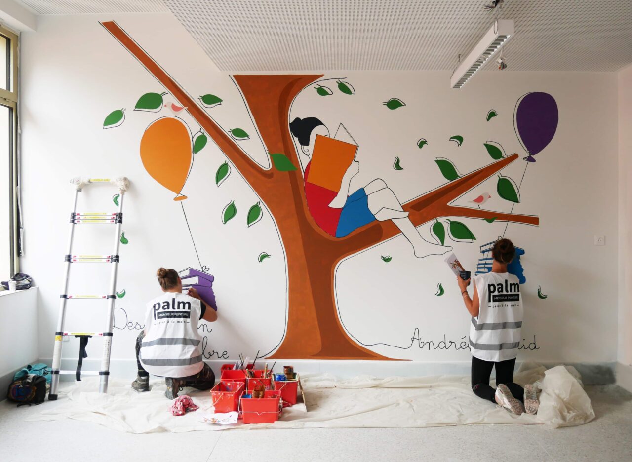 Fresque artistique dans les écoles • Nos réalisations