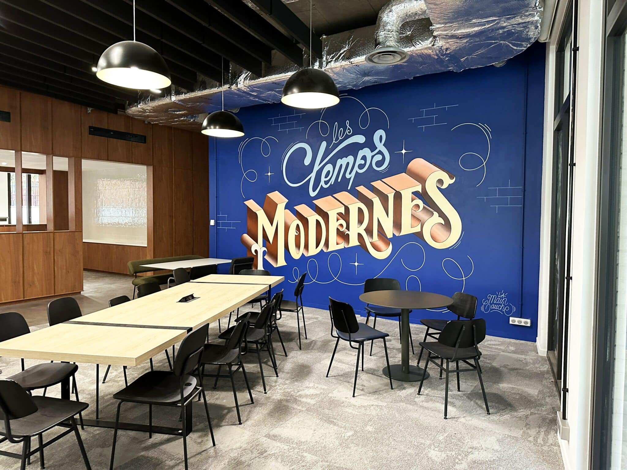 AXA REIM • Fresque Caroline Derveaux et La Main Gauche • PALM