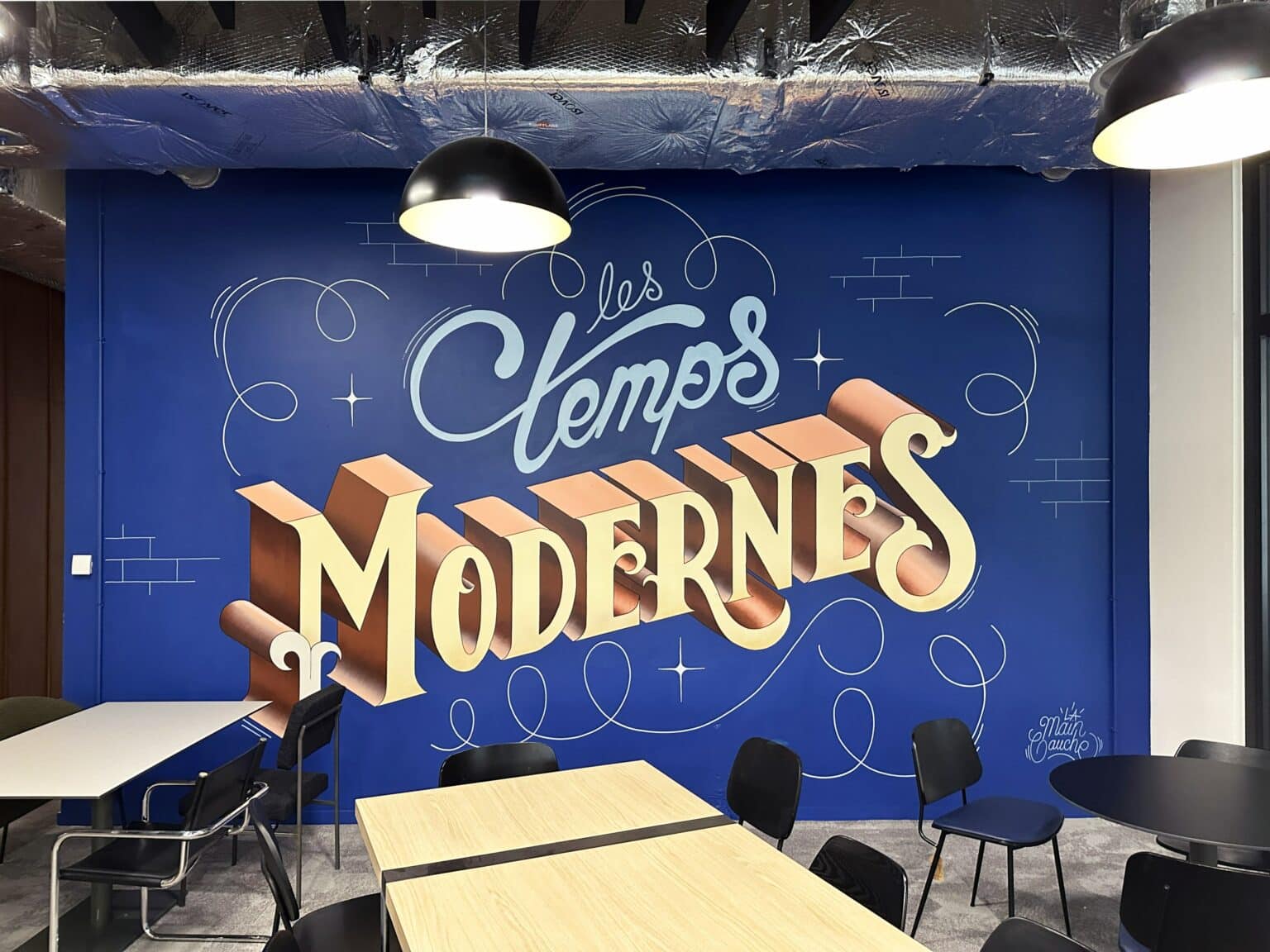 AXA REIM • Fresque Caroline Derveaux et La Main Gauche • PALM