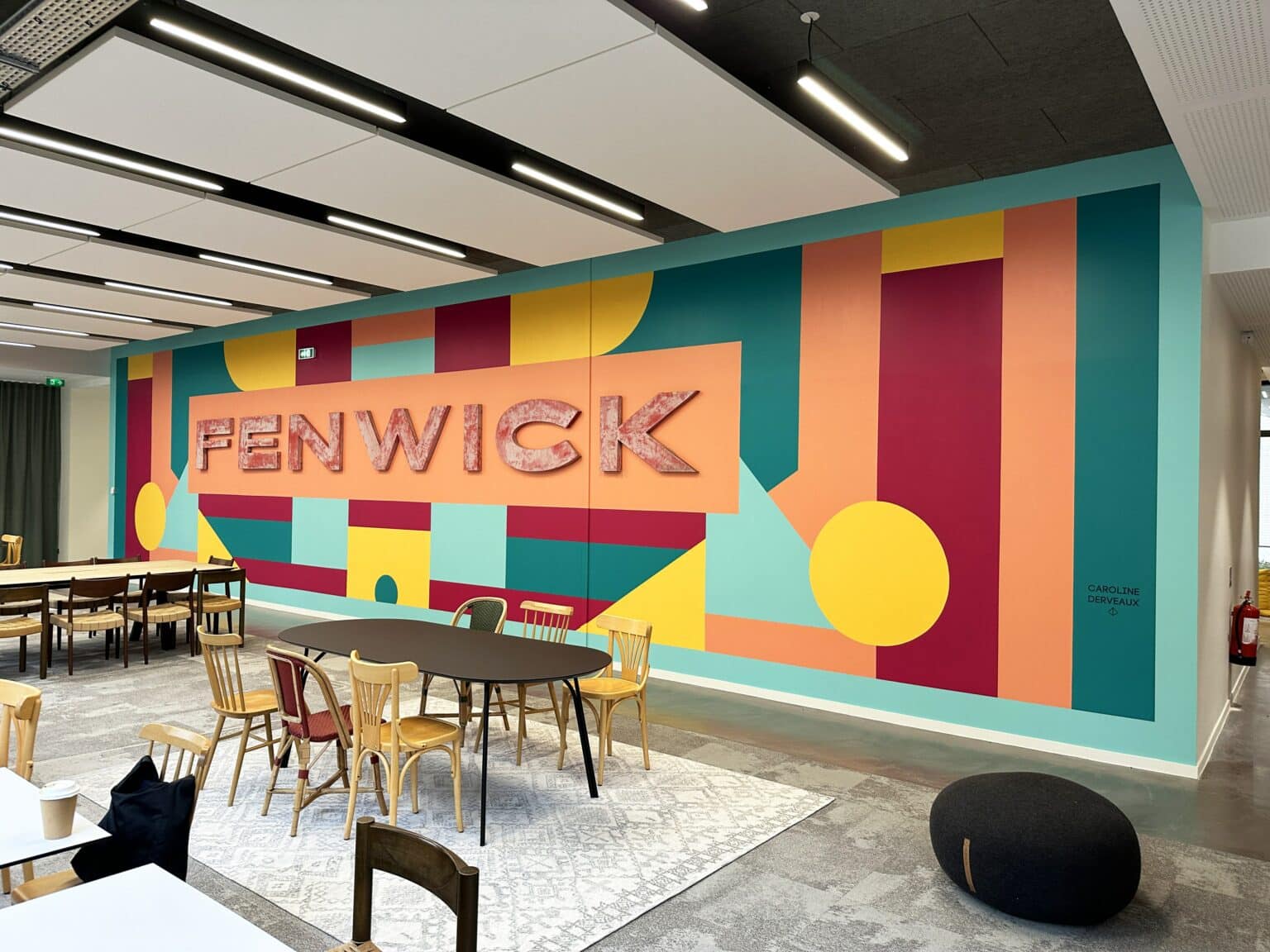 AXA REIM • Fresque Caroline Derveaux et La Main Gauche • PALM