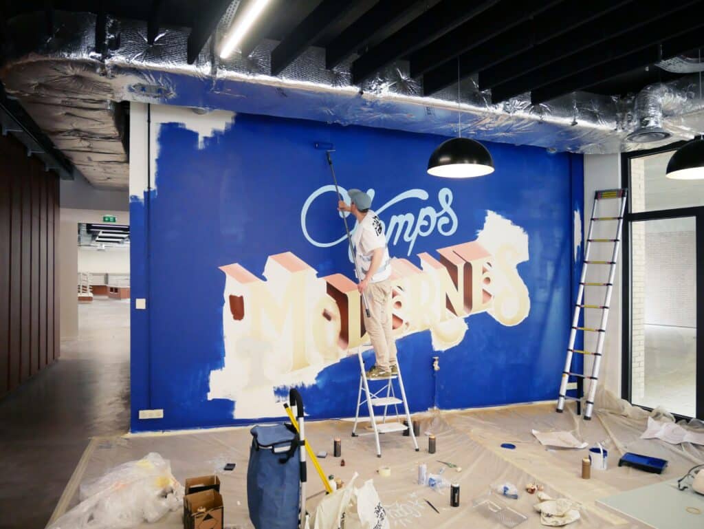 AXA REIM • Fresque Caroline Derveaux et La Main Gauche • PALM