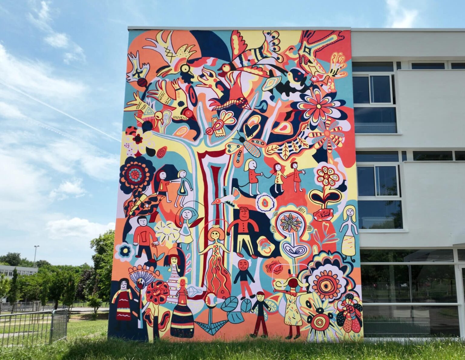 Fresque artistique dans les écoles • Nos réalisations