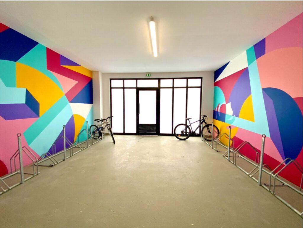 Parking Mural: Art for Well-being